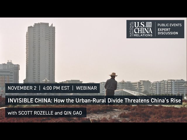Invisible China: How the Urban-Rural Divide Threatens China’s Rise ...