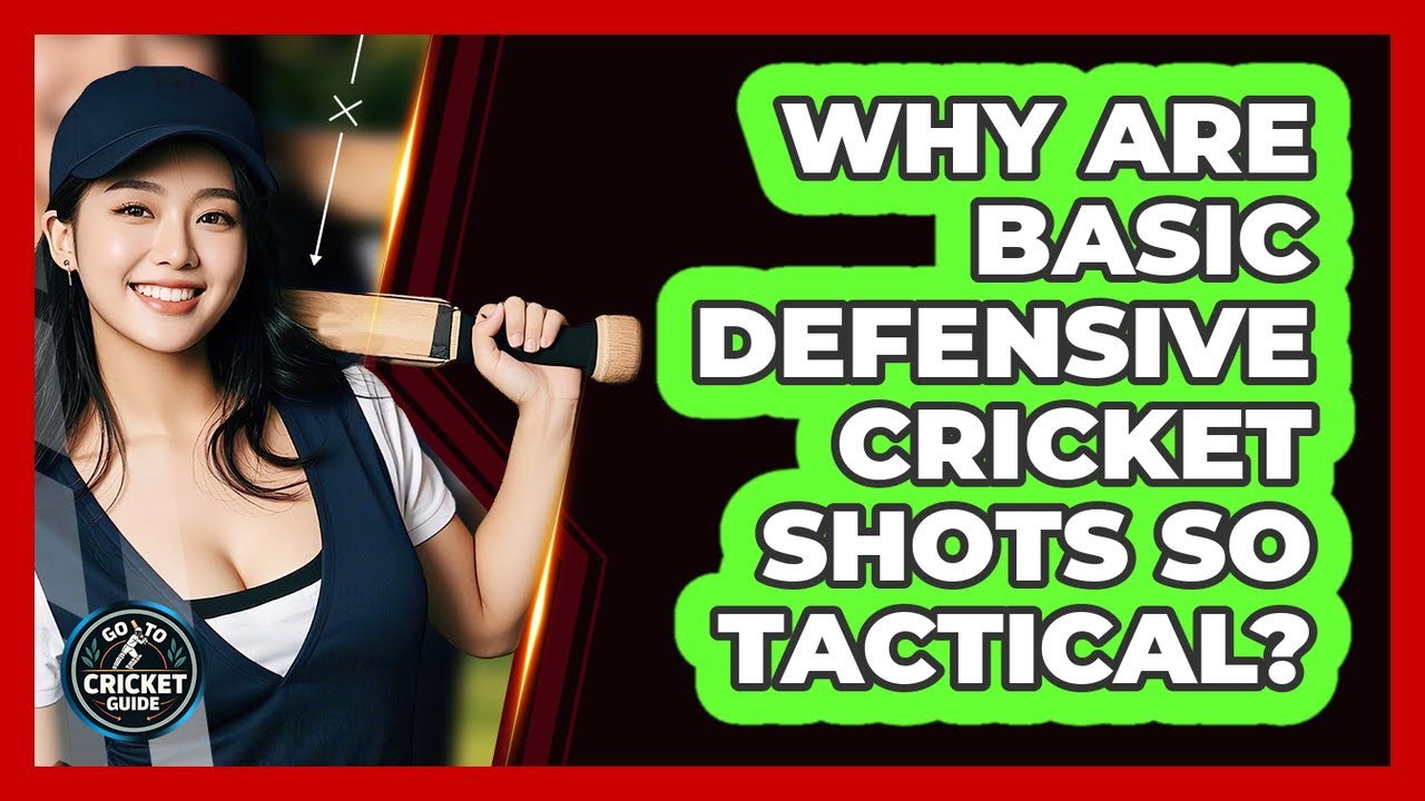 Why Are Basic Defensive Cricket Shots So Tactical? - Go-To Cricket ...
