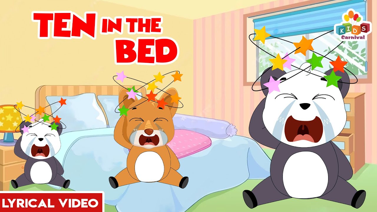 Ten In The Bed (Lyrical Video) I Kids Songs And Nursery Rhymes For Kids ...