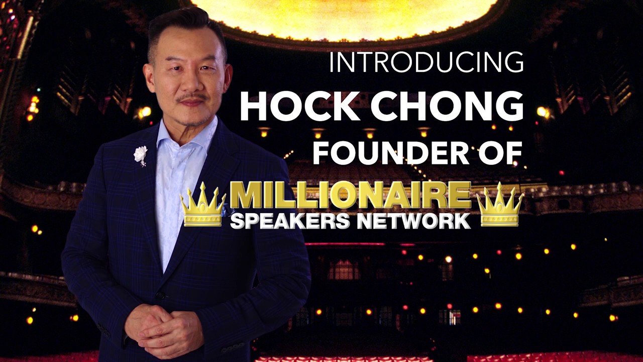 Introduction of Hock-Chong Oh, founder of Millionaire Speakers Network ...