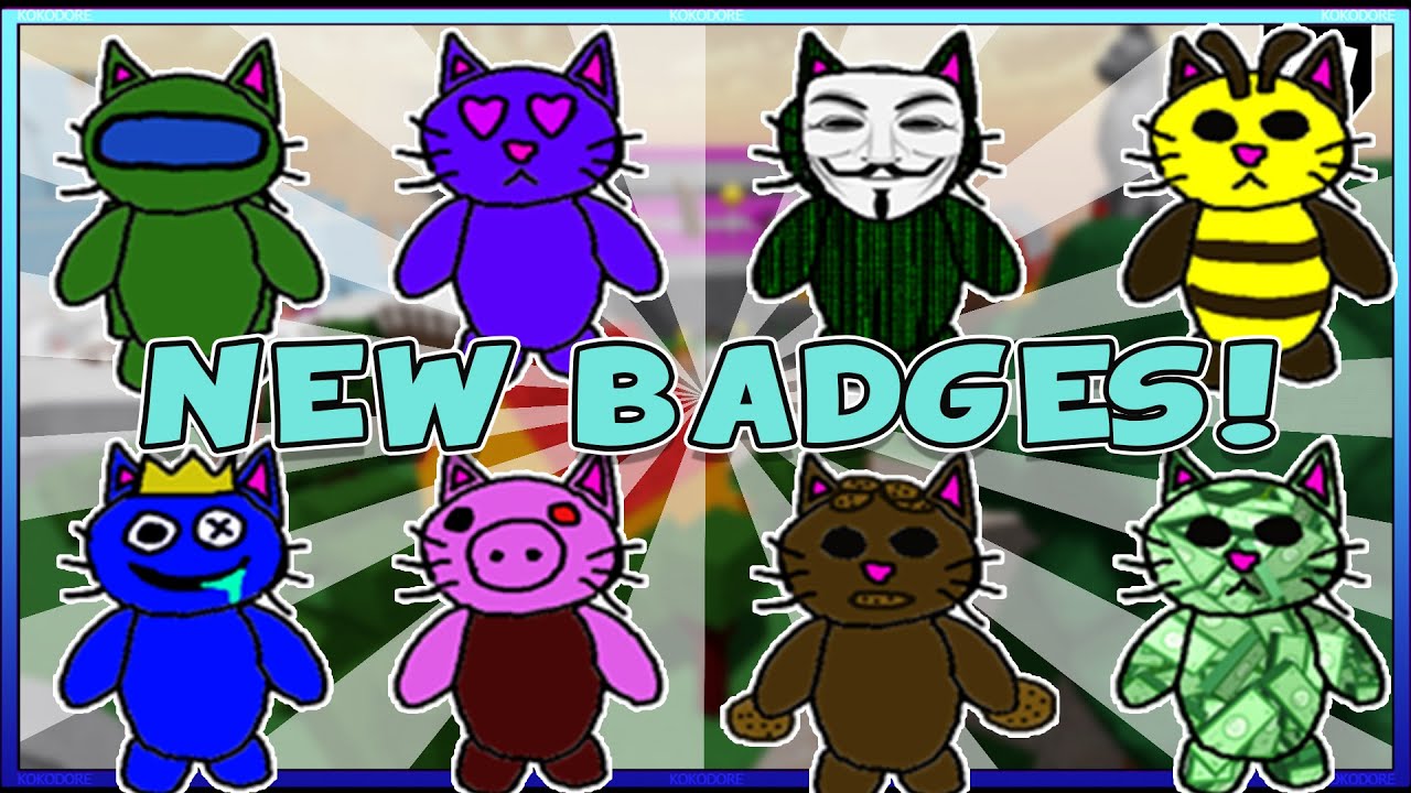 HOW TO FIND ALL 20 NEW BADGES in Find the cat Morphs🐱! | ROBLOX - YouTube
