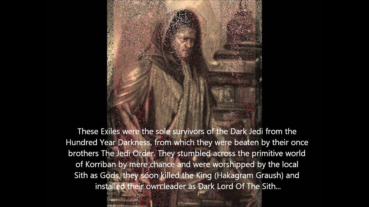 History Of The Sith Part 1 - YouTube