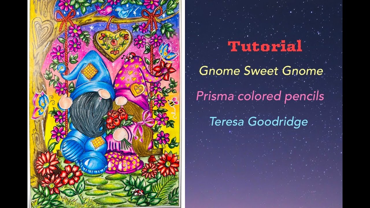 TUTORIAL | PRISMA COLOR | HOW TO COLOR A GIRL GNOME | GNOME SWEET GNOME ...