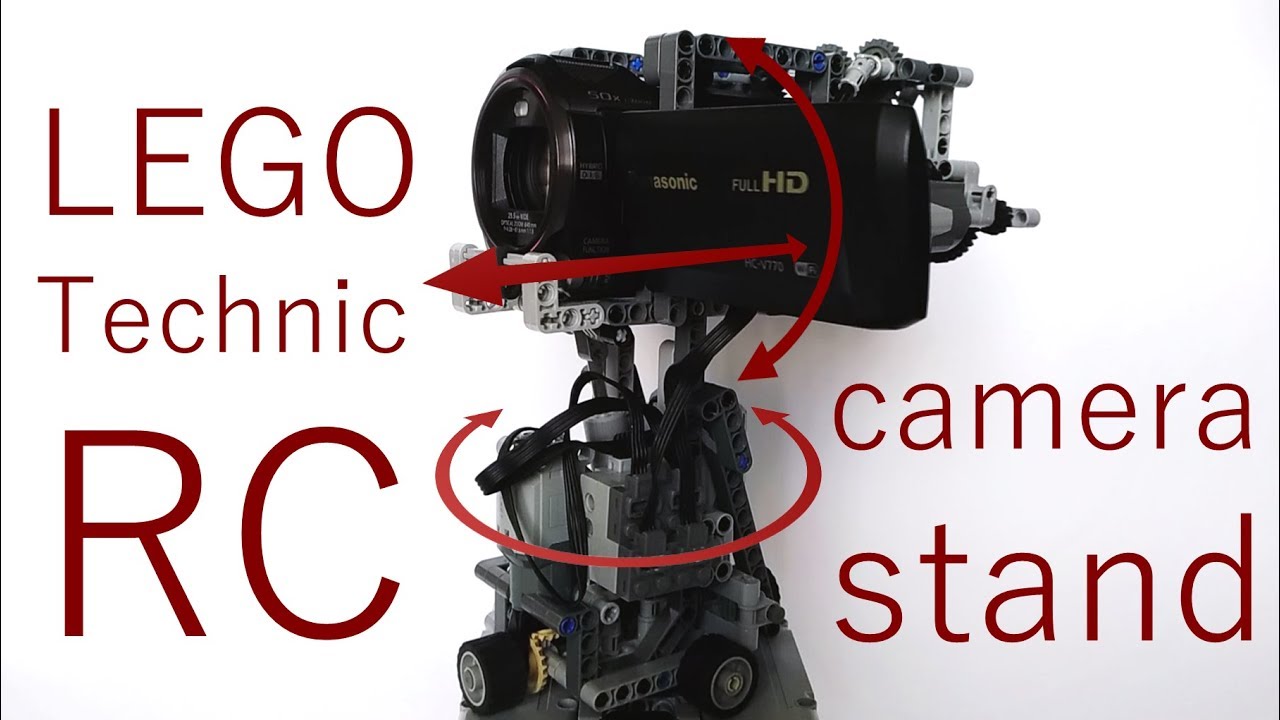 LEGO Technic RC camera controller/stand (pan-tilt-zoom) [MOC] - YouTube