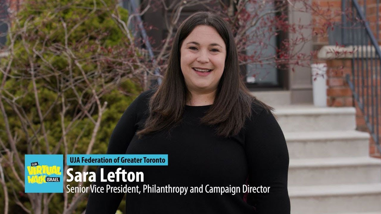 UJA's Virtual Walk with Israel - Sara Lefton, UJA's Senior VP ...