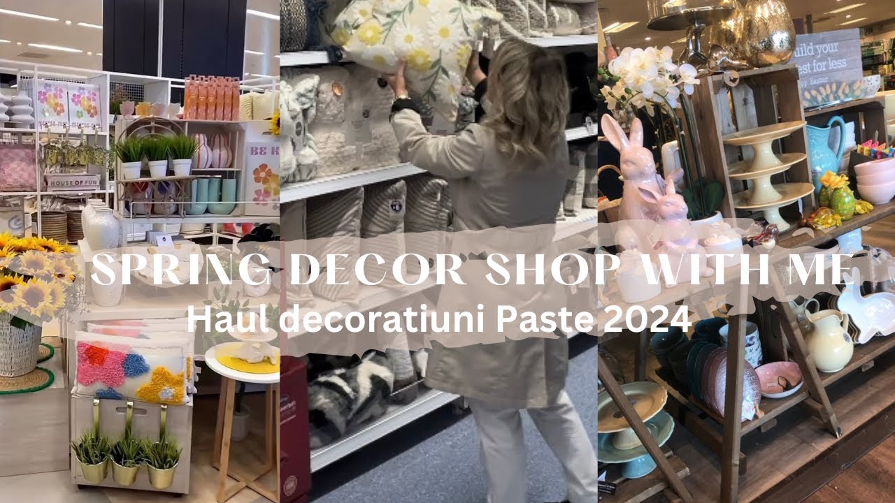 HAUL Decoratiuni PASTE si PRIMAVARA🌸PEPCO , PRIMARK, TK MAX| Ce gasim ...