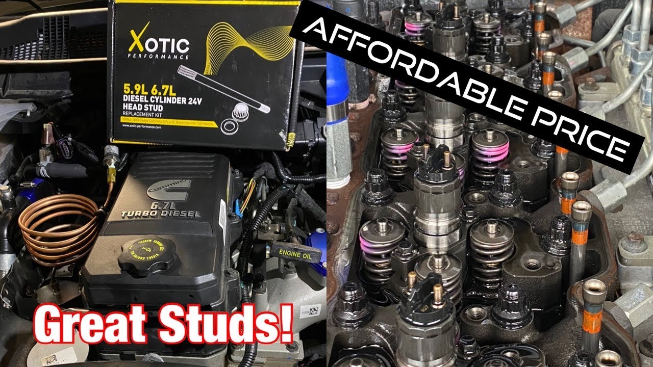 Xotic Performance 6.7L Cummins Head Stud Install | 4th Gen 2018 Ram ...