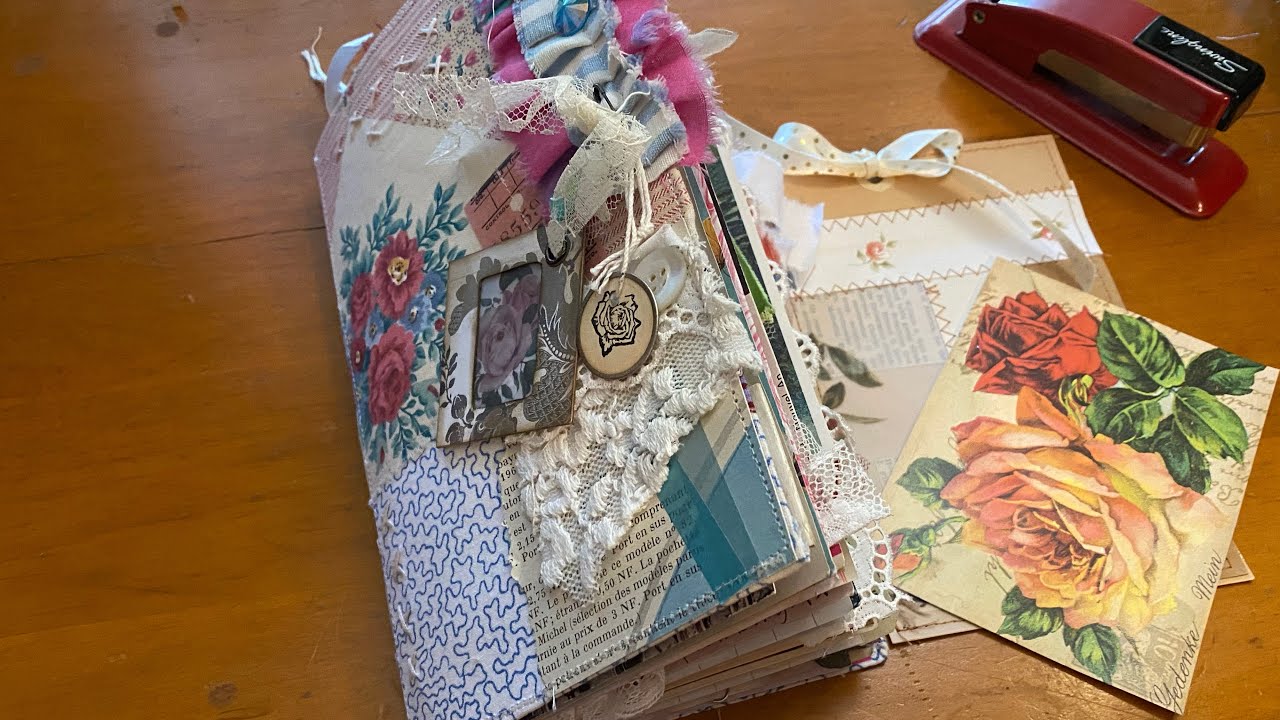 Personal Junk Journal Final Flip Through - Chunky Filled Journal - YouTube