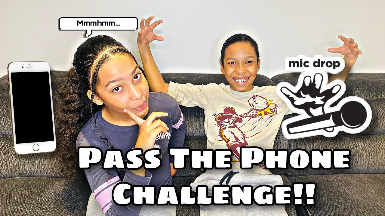 EXTREME PASS the PHONE CHALLENGE!! | Sibling Edition | CamFamKIDS - YouTube