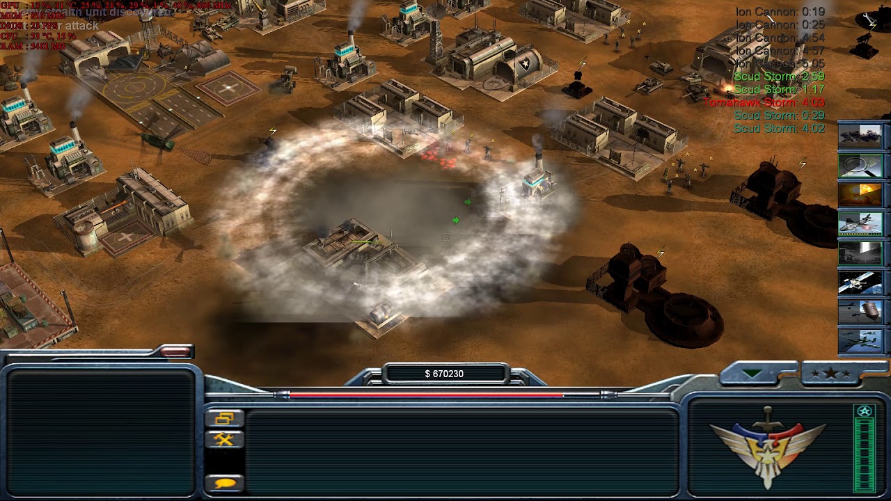Command & Conquer Generals Zero Hour Destructive Forces - YouTube