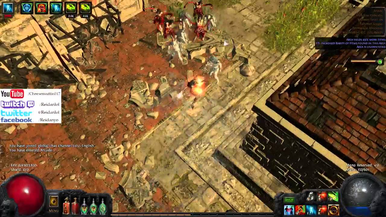 Path of Exile Talisman Barrage Ranger Gameplay 13 - YouTube