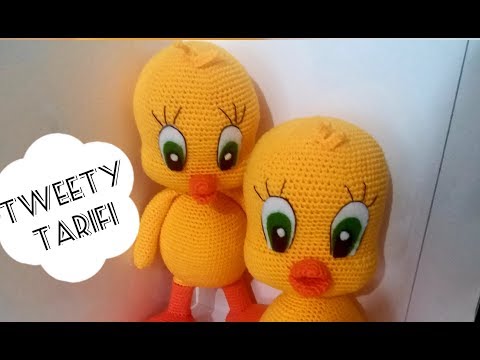 TWEETY TARIFI (GÖVDE)#tweety#amigurumitweety#tweetyvideoluanlatim#hilalgurumii