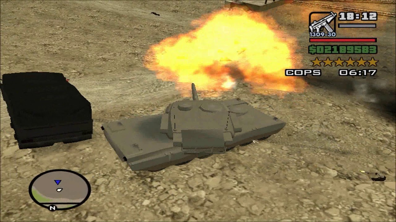 GTA: San Andreas - 6 star wanted level playthrough - Part 124 - YouTube