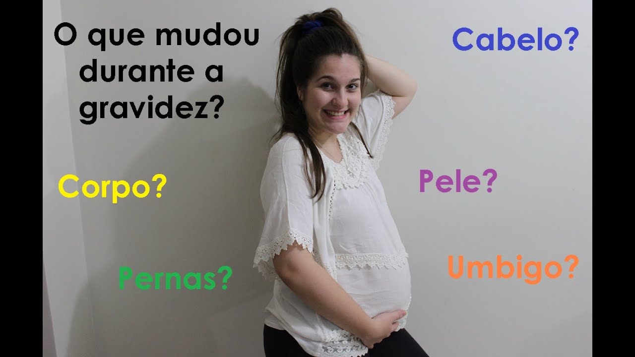 Grávida aos 20 anos - Mudanças no corpo durante a gravidez - YouTube