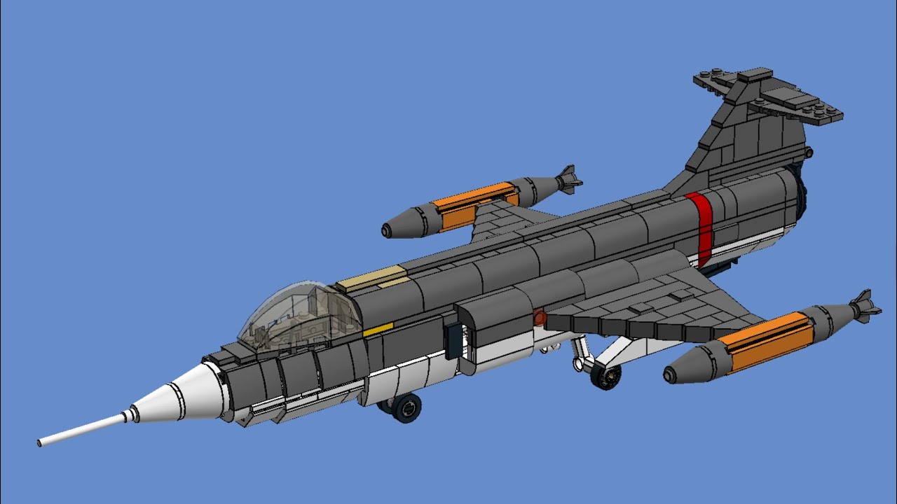 LEGO F-104G Star Fighter Instructions - YouTube