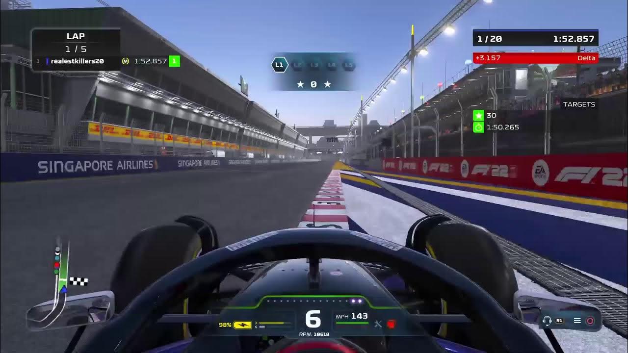 Formula 1 practice weekend and qualification for Singapore Grand Prix multiplayer LIVE - YouTube