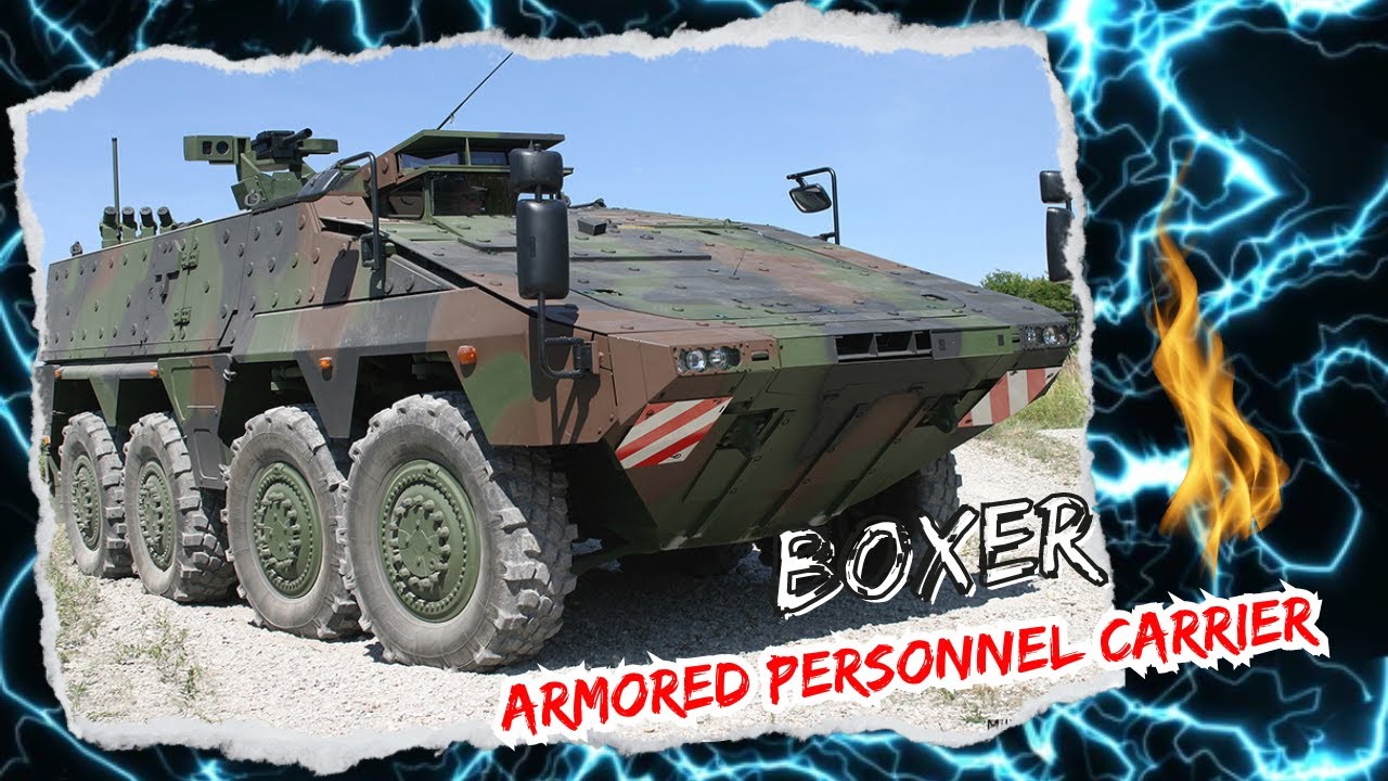 Boxer Armored personnel carrier - YouTube