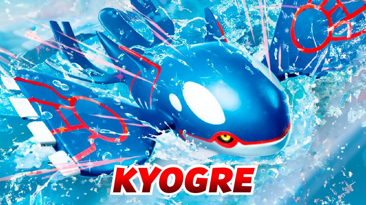 KYOGRE: Water Spout na chuva é um TSUNAMI! 🎮 Pokémon Scarlet e Violet ...