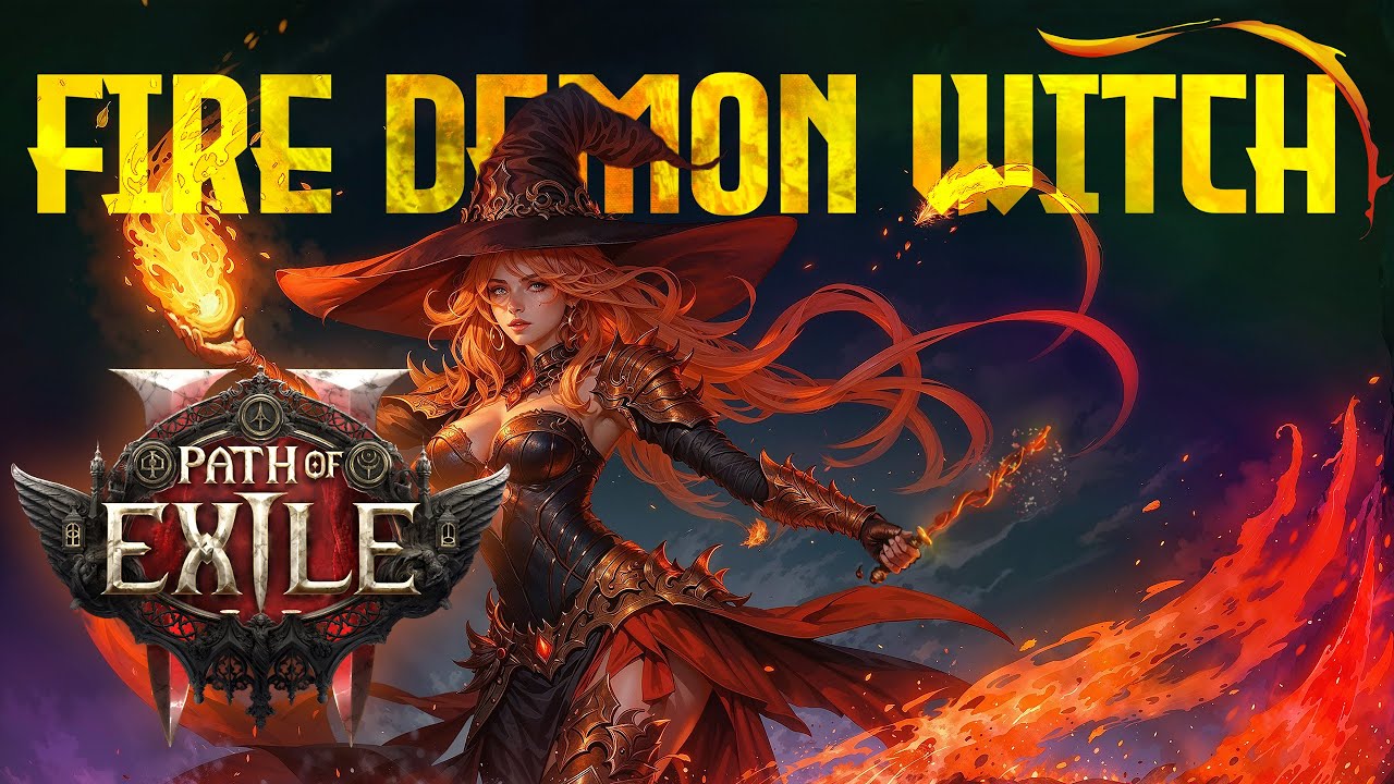 🔴 Path of Exile 2 | Trial Builds | FIRE DEMON WITCH 02 - YouTube