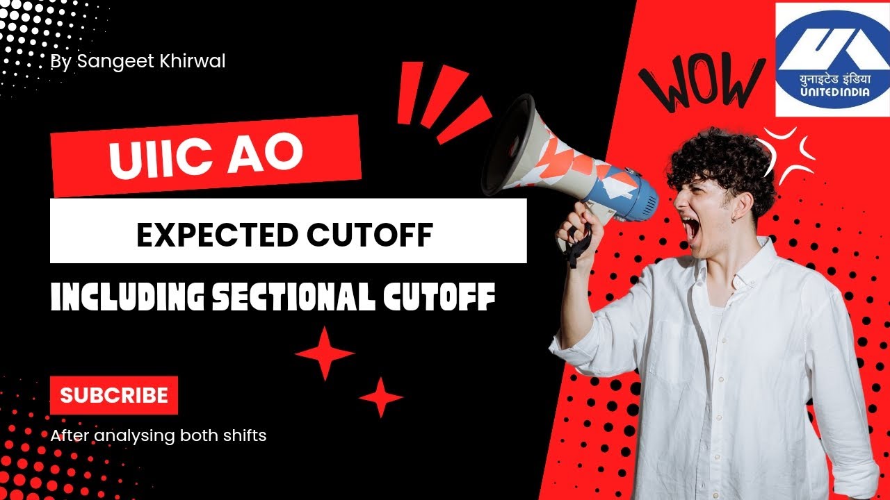 UIIC AO Final Cutoff and Sectional cutoff 2024 - YouTube
