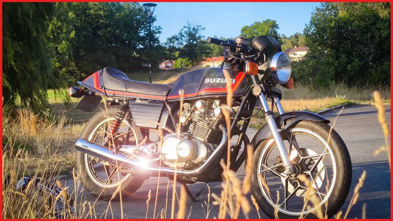 Suzuki GS450 1981 - city cruising - YouTube