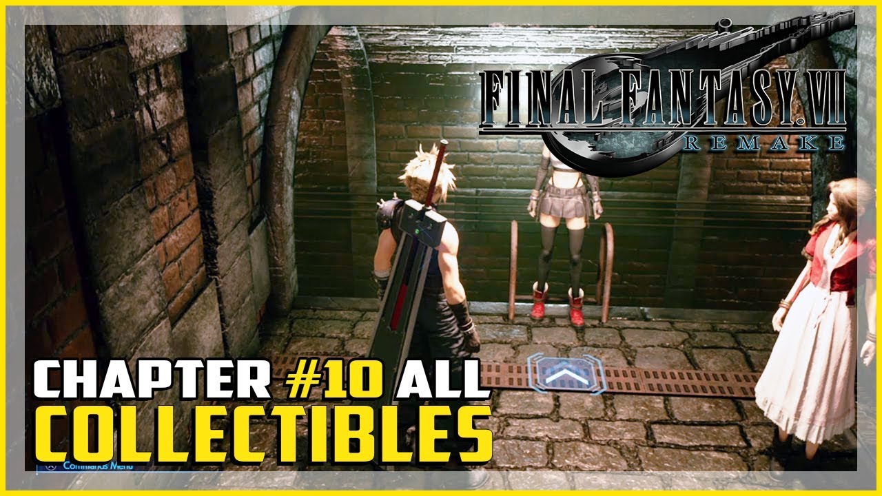 Final Fantasy 7 Remake Chapter 10 All Collectible Locations - YouTube