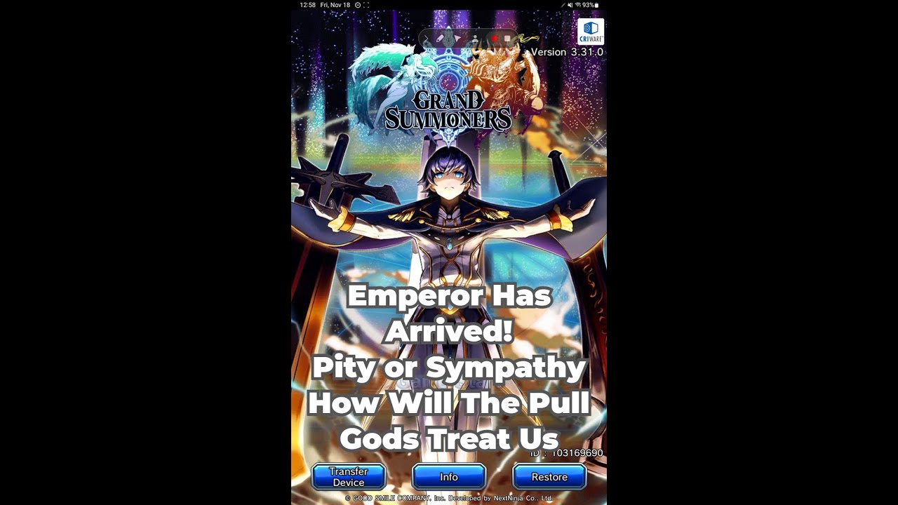 Grand Summoners Emperor Isliid Is Available Let The Pulling Begin Pity ...