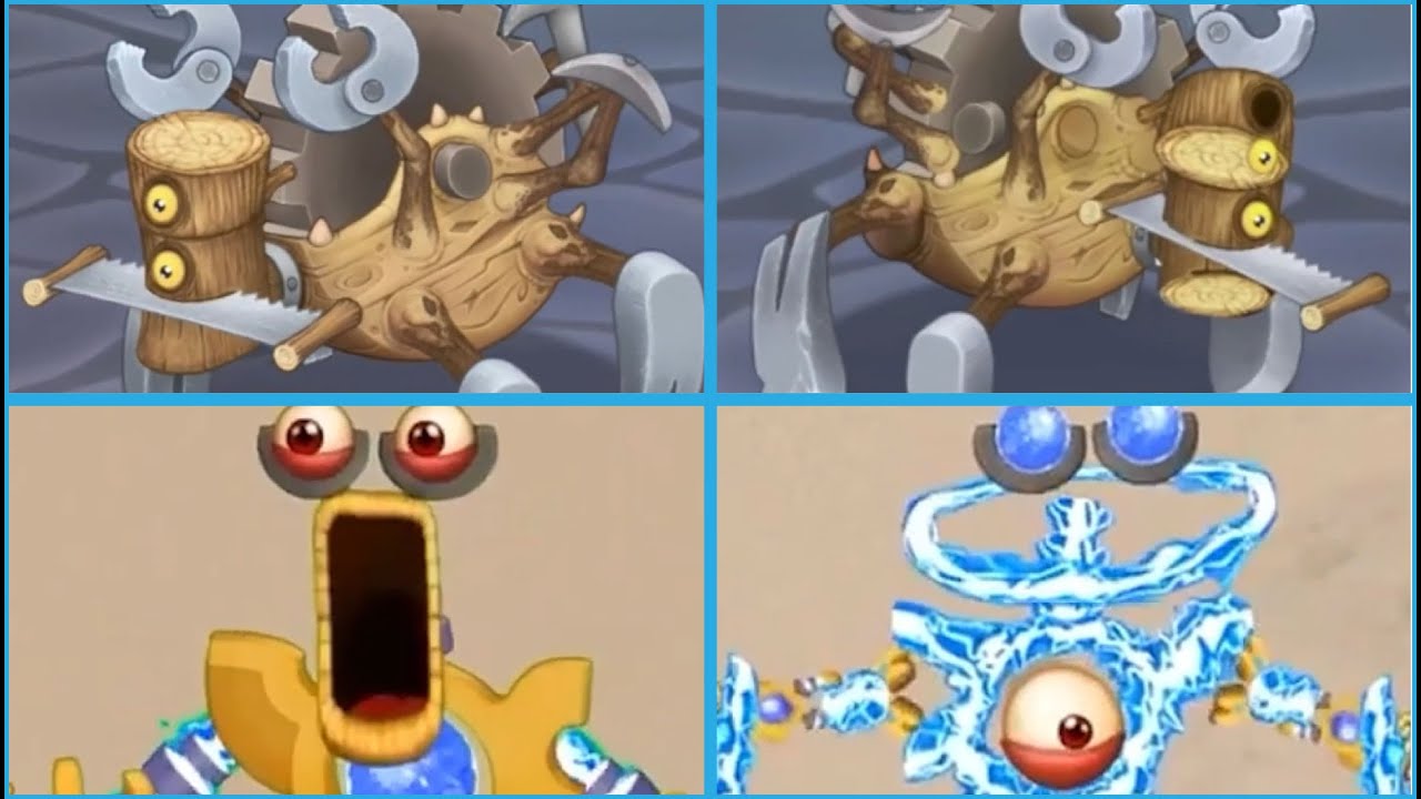 These MONSTERS INVERTED From My Singing Monsters | Monsters TRANSFORMED ...