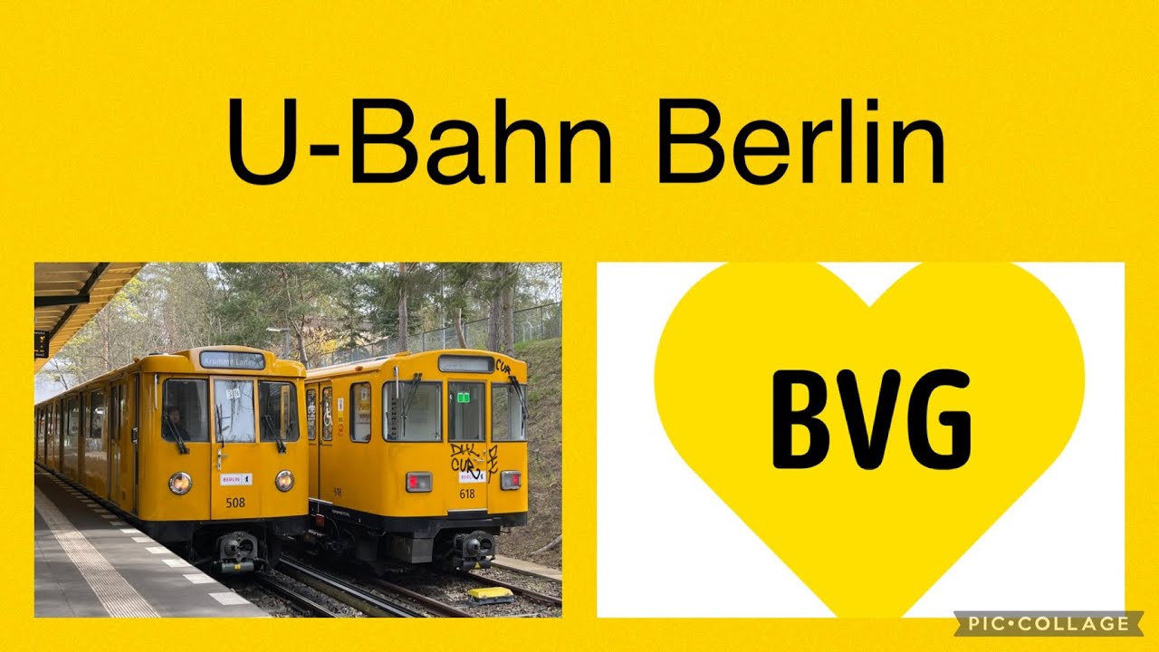 BVG Berliner U-Bahn Typ A3L 92.3 Wagen 544/545 Baujahr 1995 Mitfahrt ...
