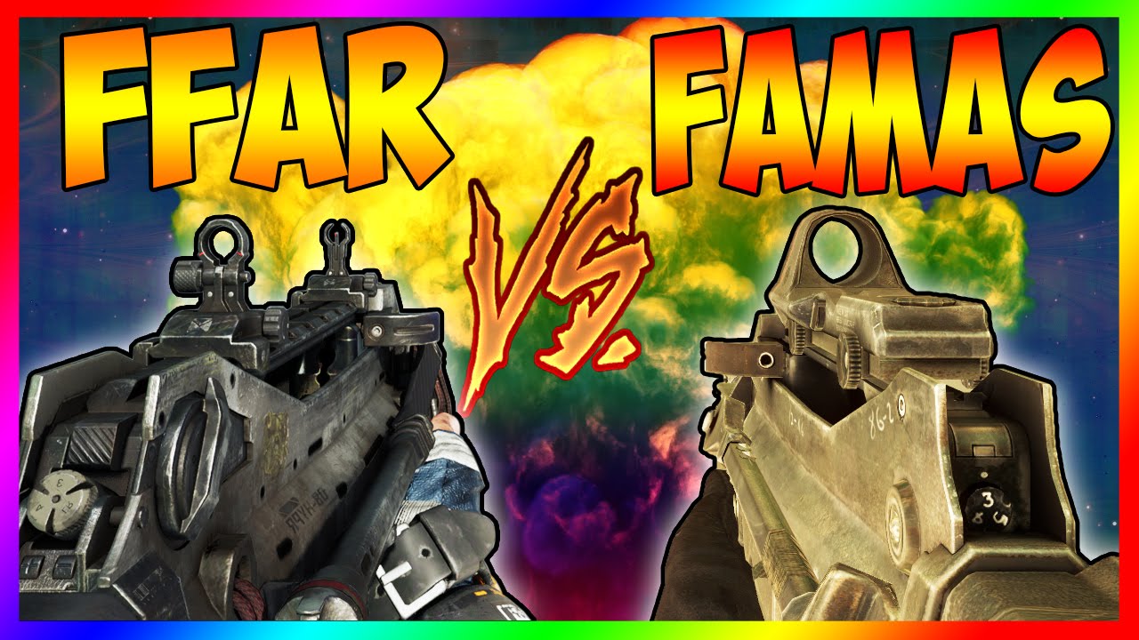 FFAR v.s FAMAS on Round 50 - "Call of Duty Zombies" - YouTube