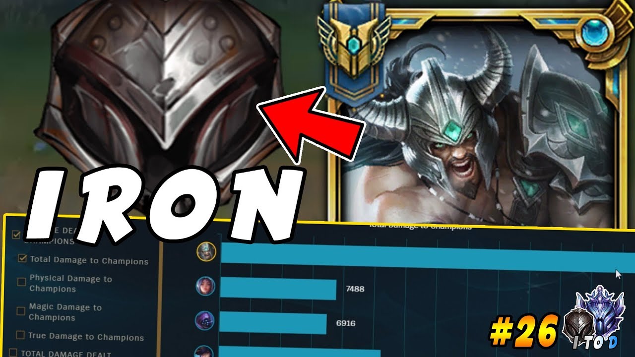CHALLENGER Tryndamere Goes Into IRON! HARD Smurfing - League of Legends ...