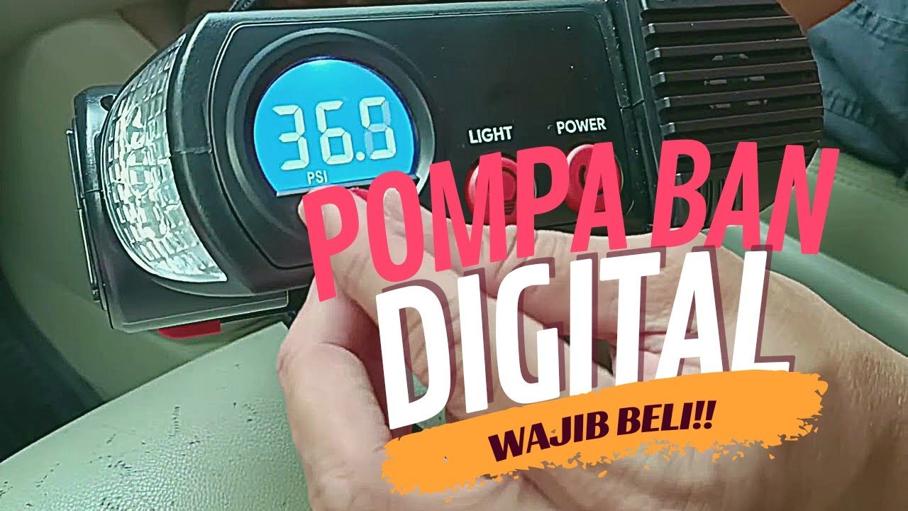 Unboxing + Review Pompa Ban Mobil - Maxbuild Portable Tire Inflator ...