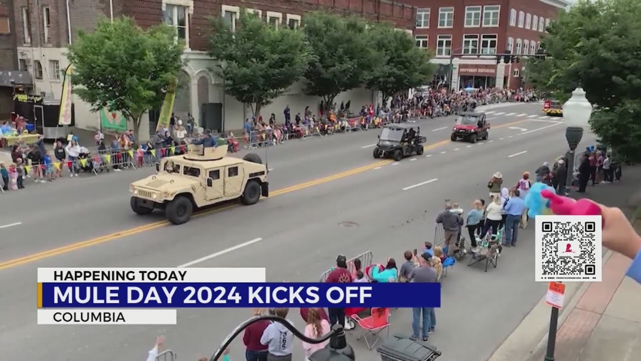 Mule Day 2024 kicks off in Columbia - YouTube