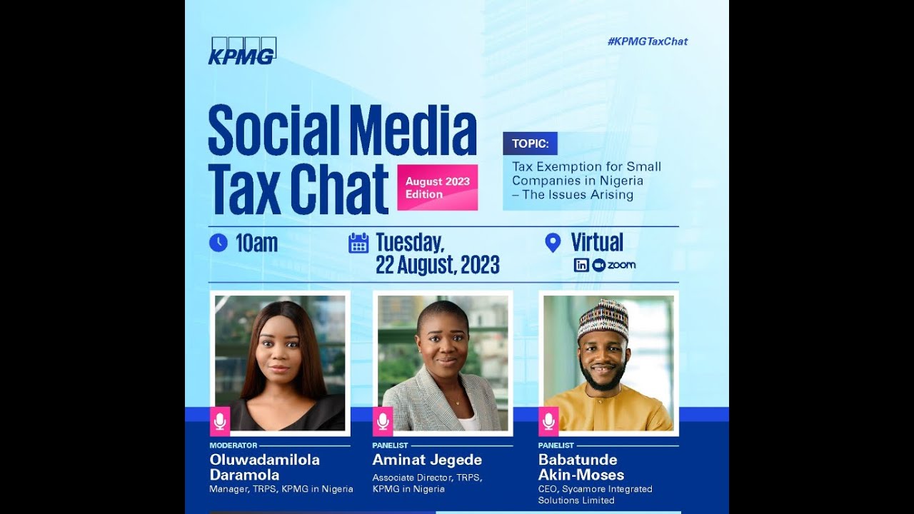 Social Media Tax Chat - August 2023 Edition - YouTube