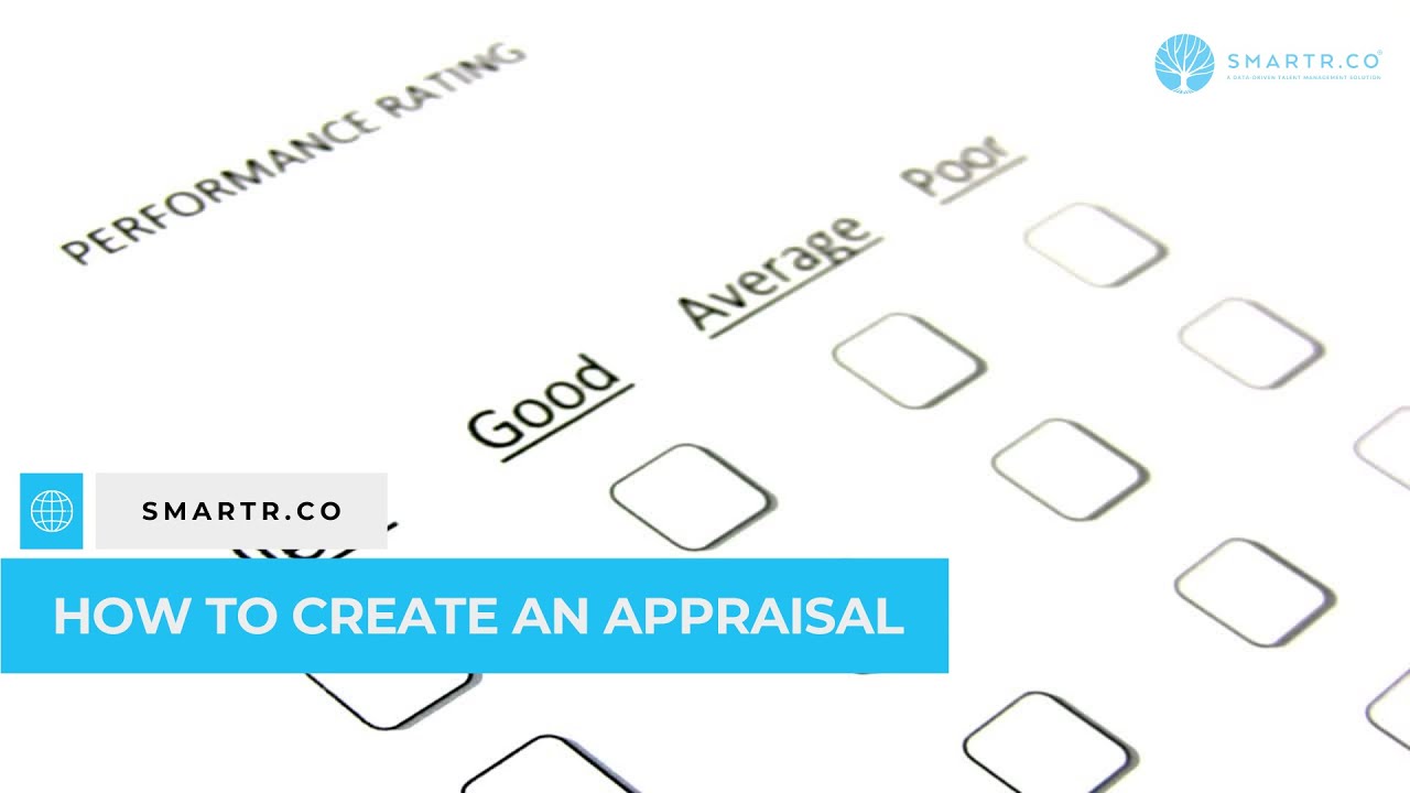 How to create an appraisal on SmartR Workspace - YouTube