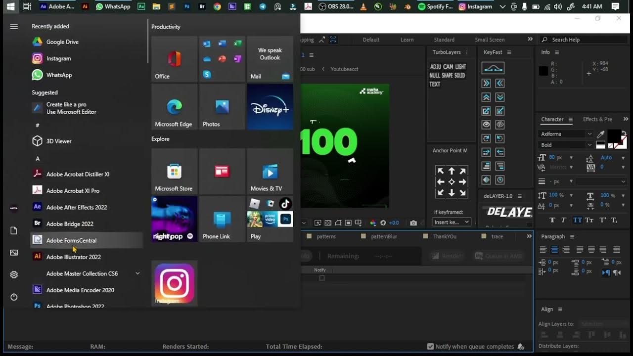 How To Render in After Effects & Media Encoder - YouTube