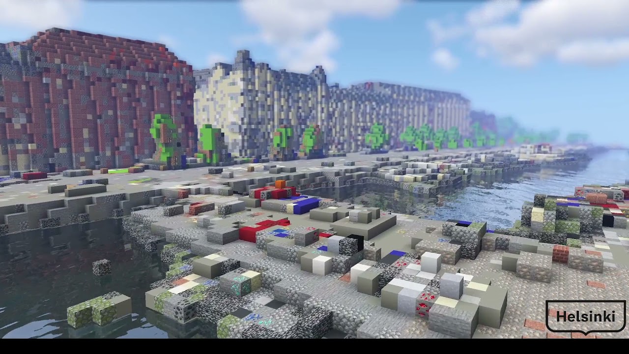 Helsinki in Minecraft - YouTube