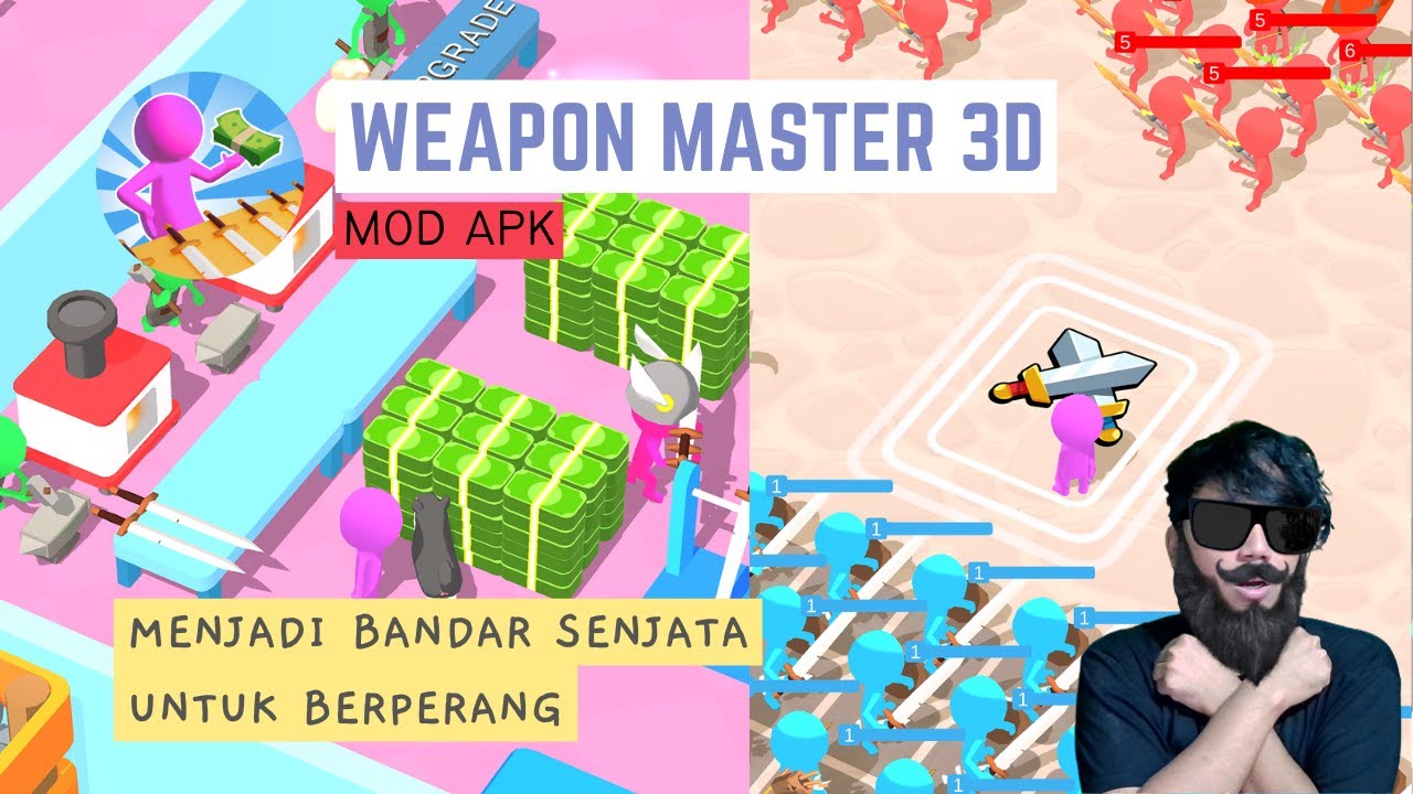 Weapon Master 3D Mod Apk Terbaru Unlimited Money - YouTube