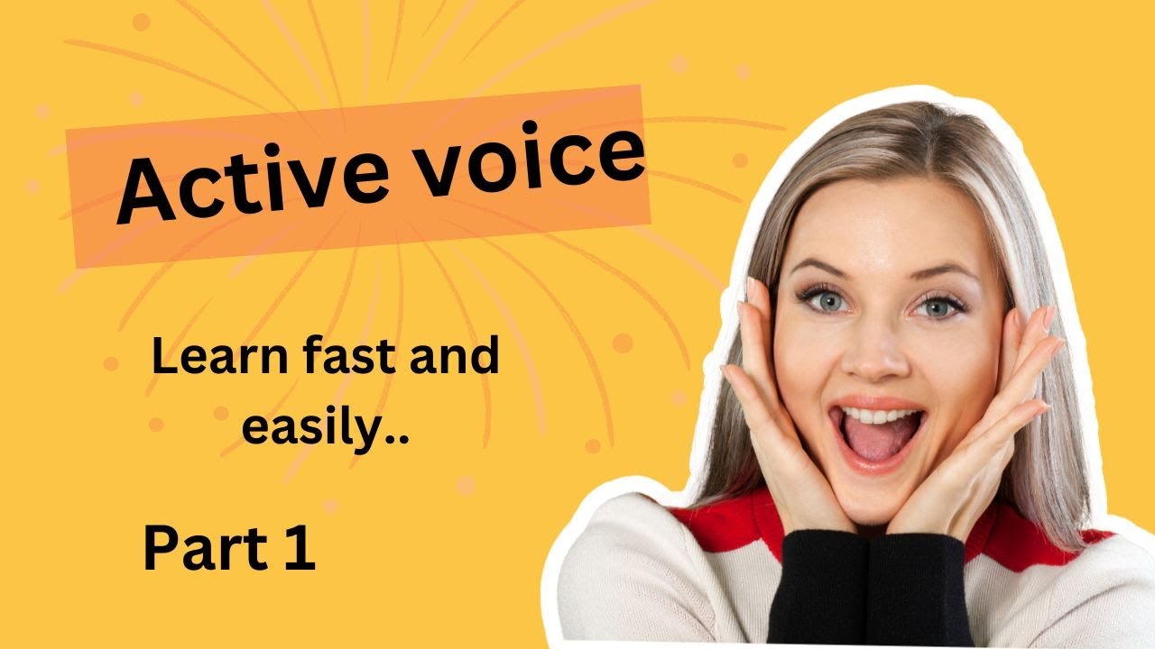 Active voice../ Simple present tense.. - YouTube