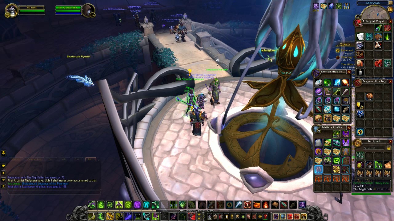 World of Warcraft Work Order: Battlebound Leggings Leatherworking ...