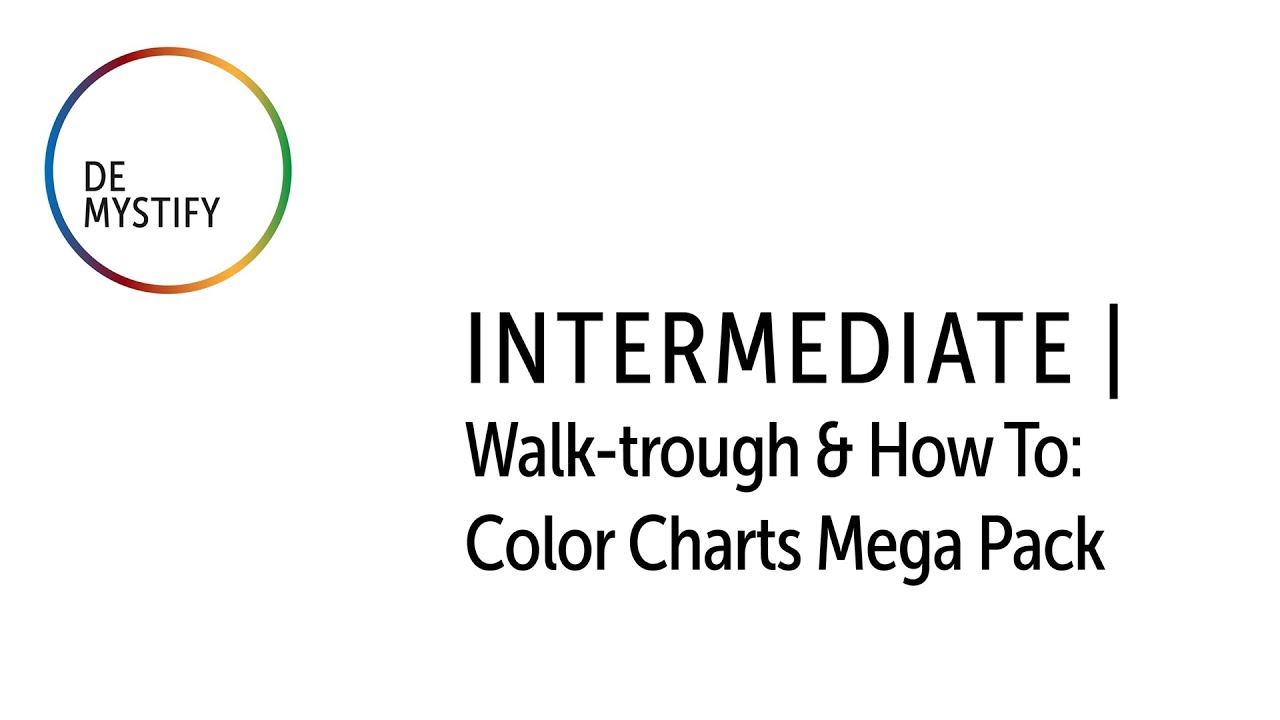 Walk-trough & How To: Color Charts Mega Pack - YouTube
