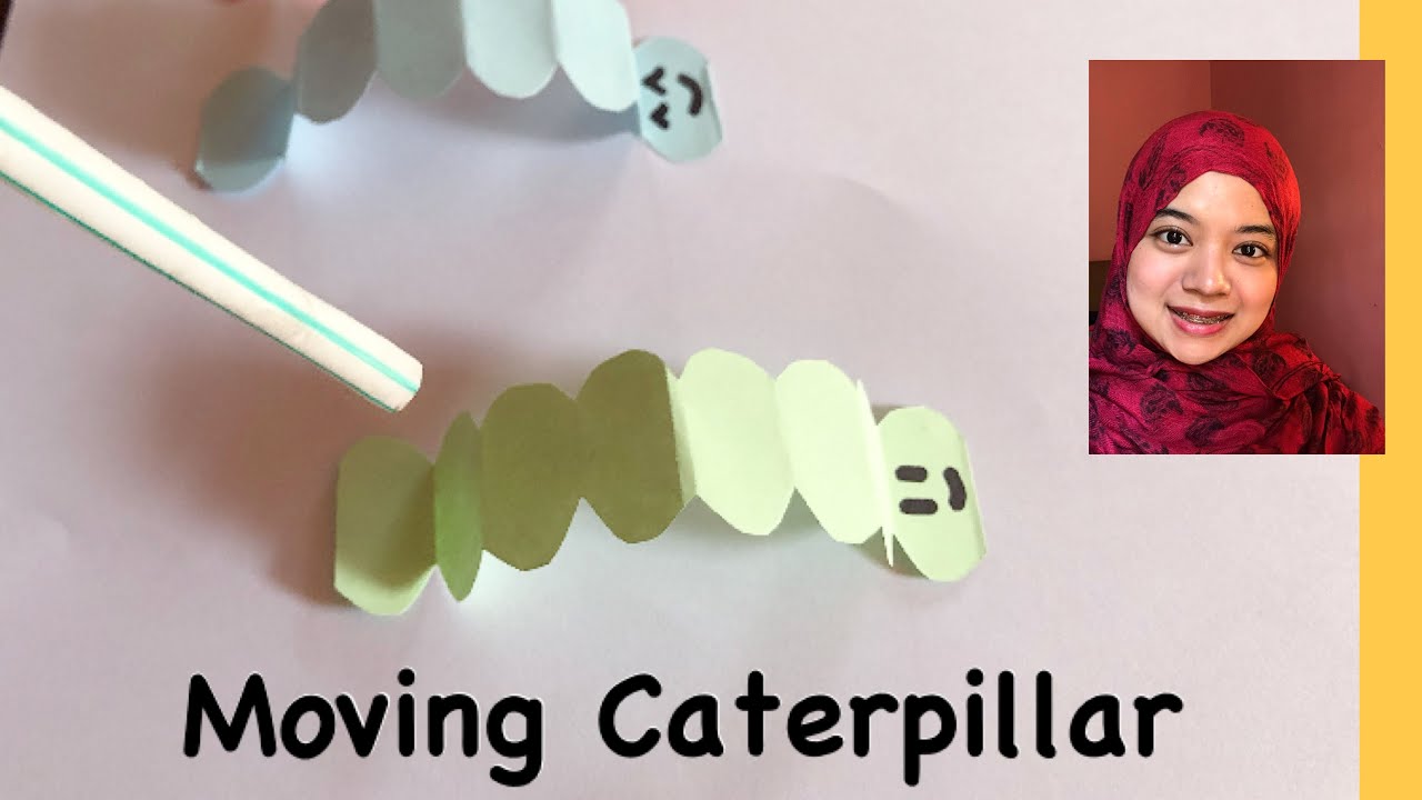 Moving Caterpillar Craft - YouTube