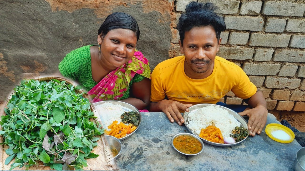 Fresh Vegetable Cook Eating | Delicious leaf Village Style Cooking ...