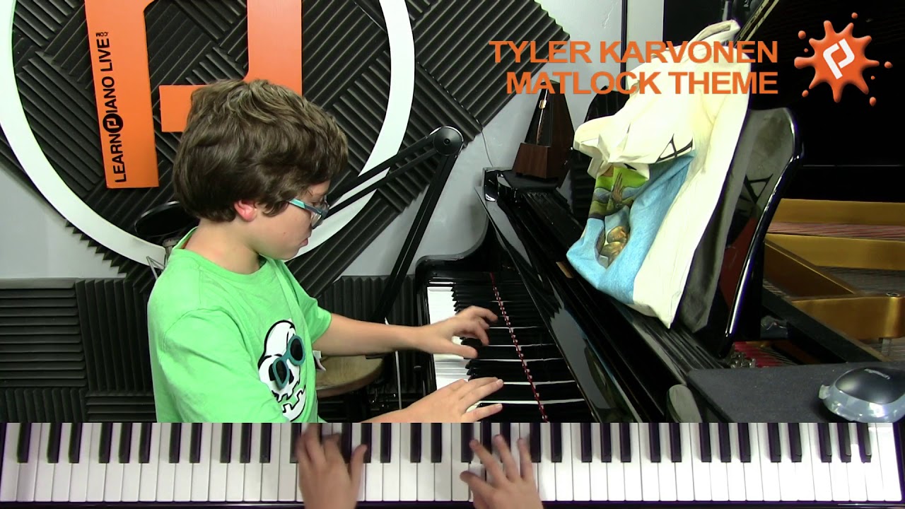 Matlock Theme piano cover by Tyler Karvonen 191018 - YouTube