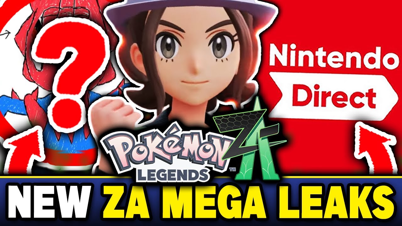 POKEMON NEWS! NEW LEGENDS ZA STARTER MEGA EVOLUTION IMAGE LEAKS! NEW ...