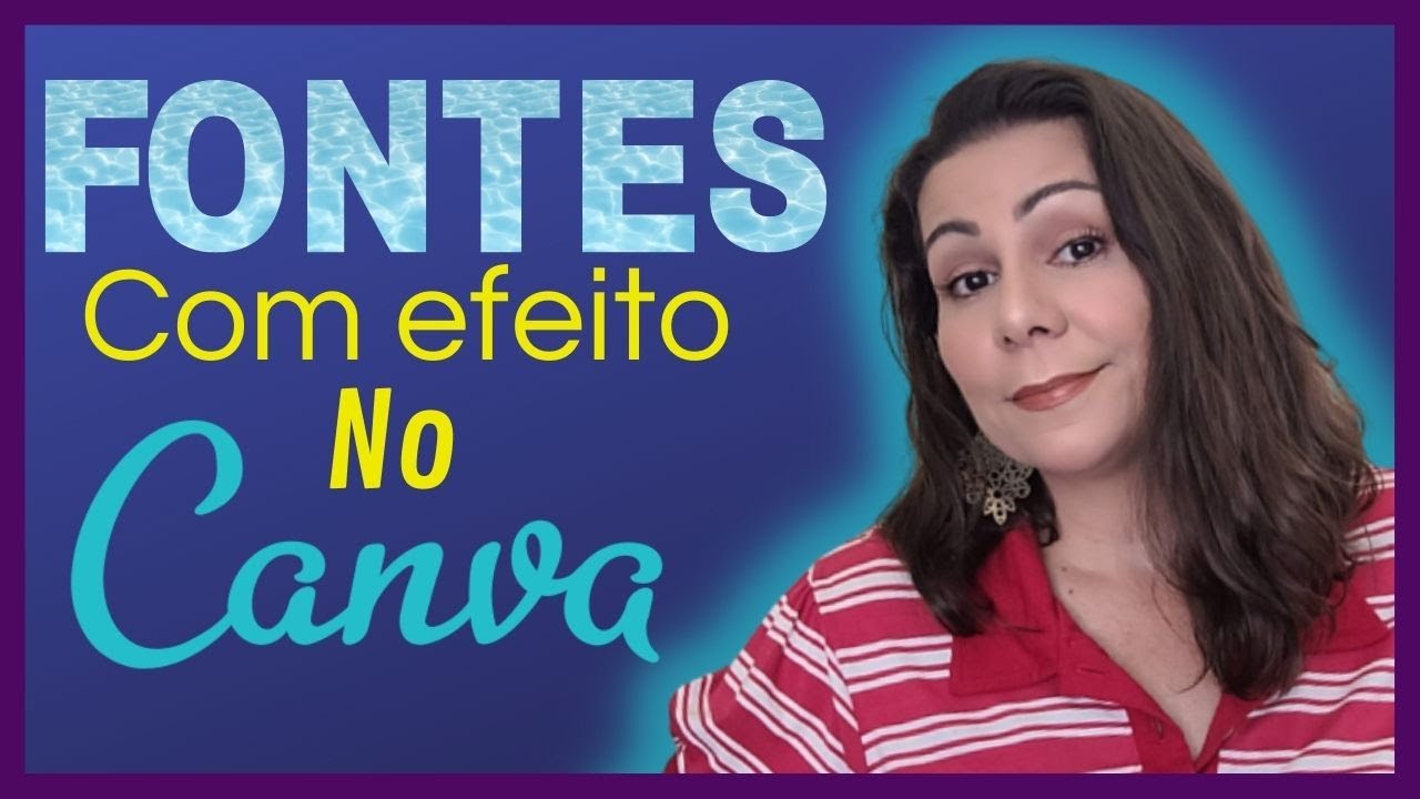 Como fazer letras com efeitos no Canva ( FÁCIL e RÁPIDO ) - YouTube