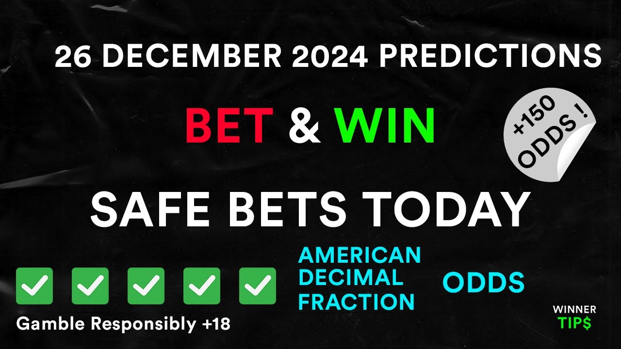 MY FOOTBALL PREDICTIONS FOR TODAY #368 (26/12/2024) (SOCCER PREDICTIONS ...