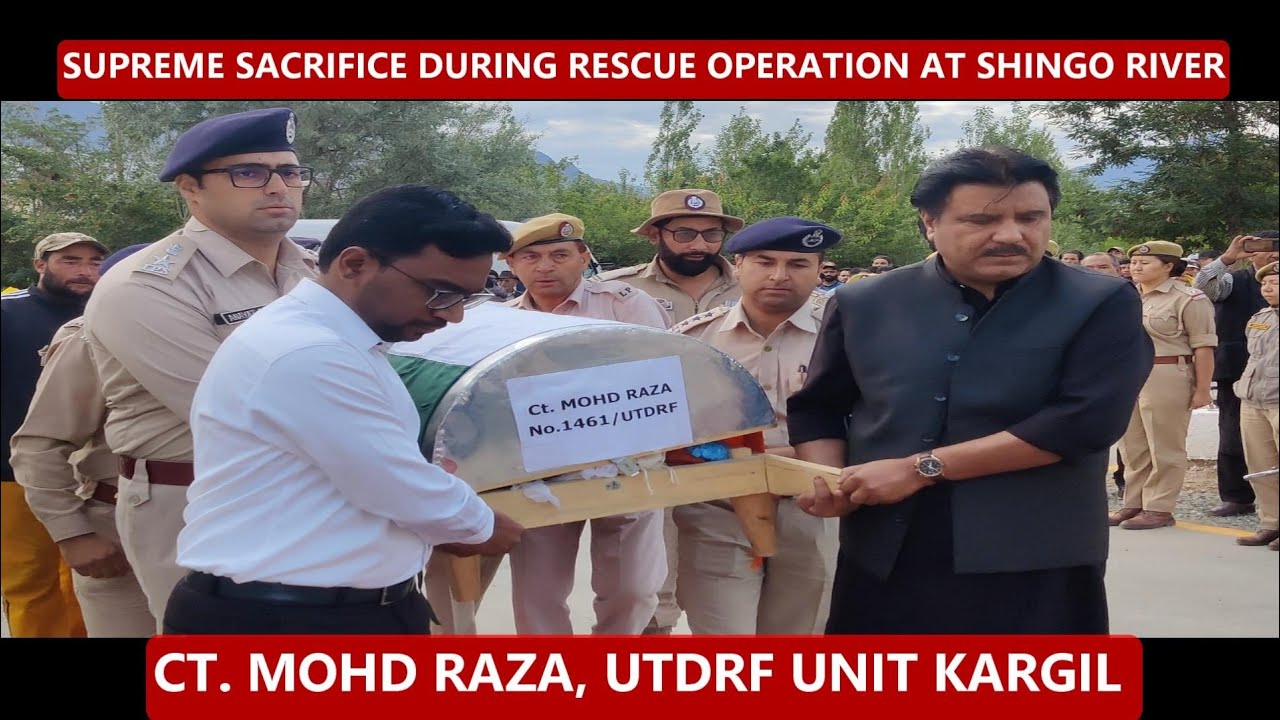 CT Mohd Raza, gave supreme sacrifice during a rescue operation at ...