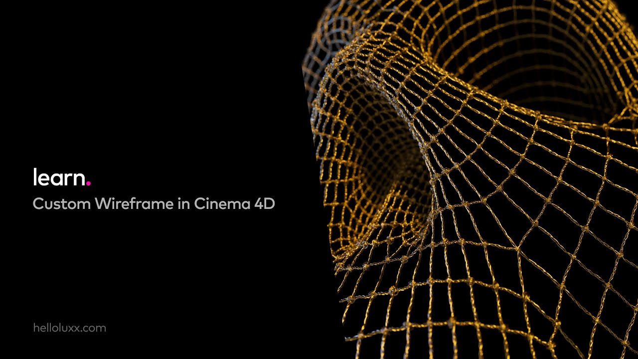 Custom Wireframe in Cinema 4D - YouTube