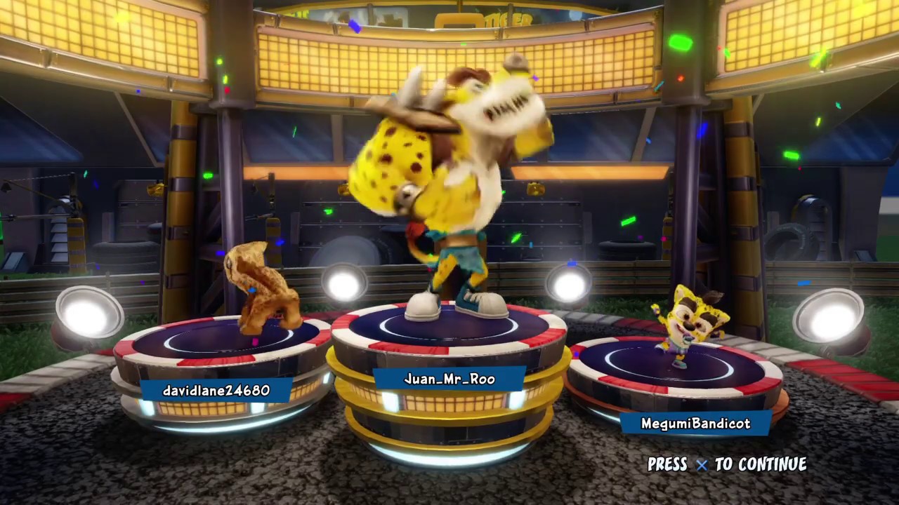 Cheetah Tiny Tiger, Cheetah Pura and Cheetah Baby Crash Winning Podium ...